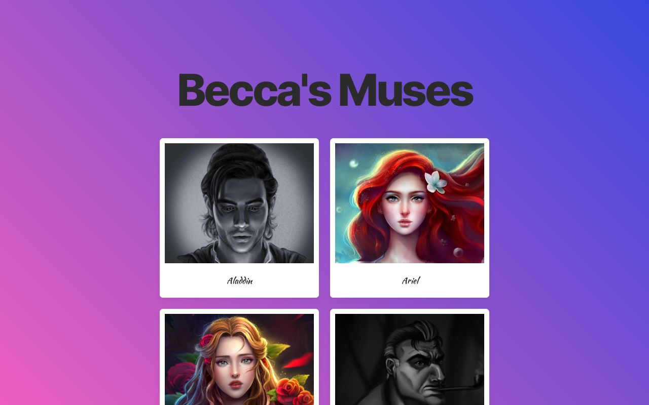 Becca's muses